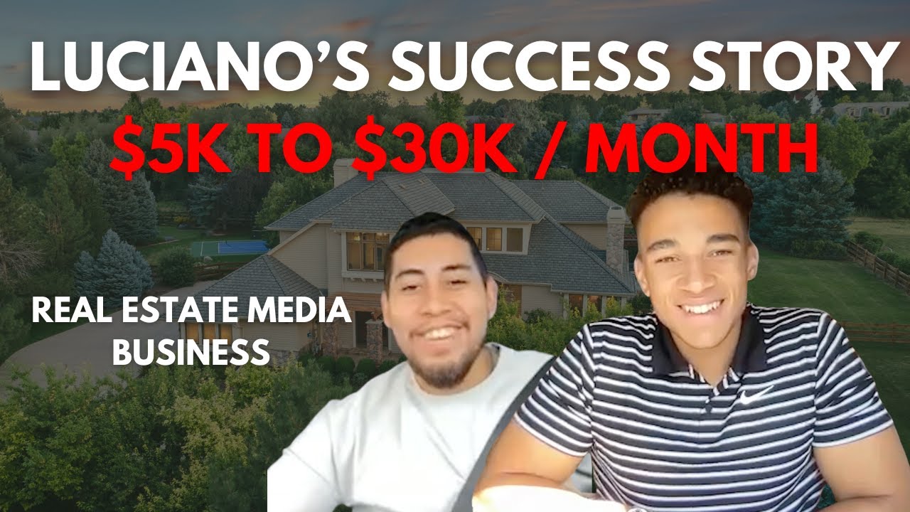 From $5k/m to $30k+: Luciano's Real Estate Media Business Success - YouTube