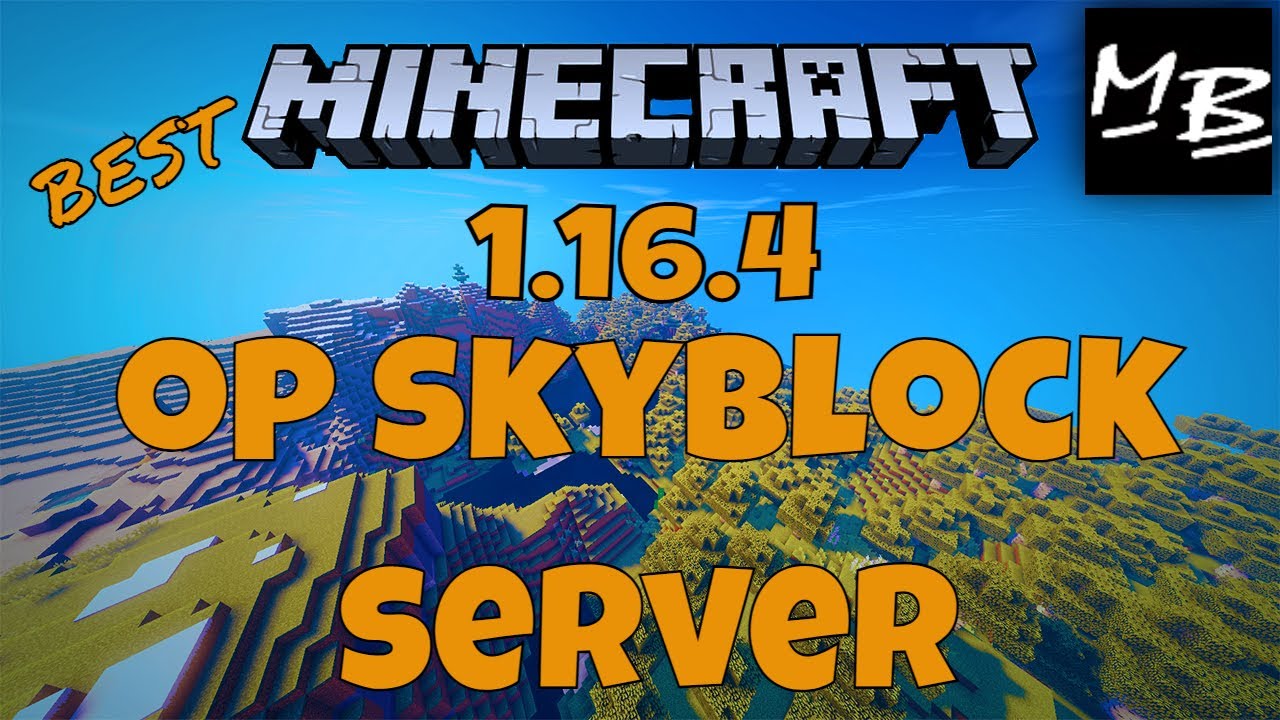 Best Minecraft 1.16.4 OP Skyblock Server - YouTube