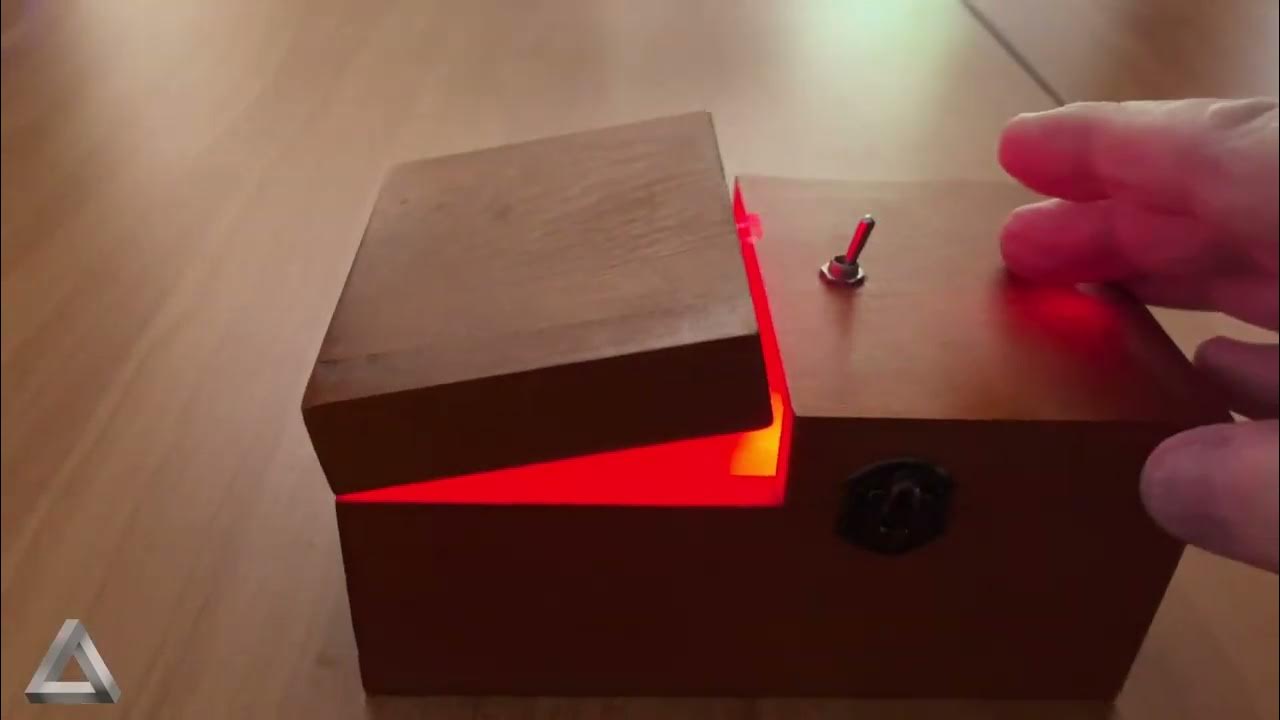The ultimate Useless Box: Now with an illuminating twist! - YouTube