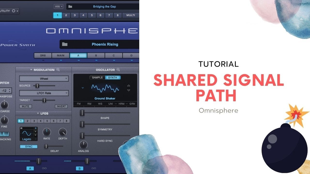 How to use the Shared Signal Path in Omnisphere - YouTube