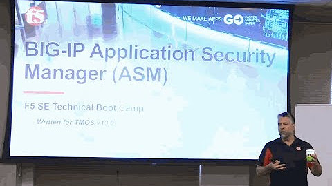 F5 3-day Partner BIG-IP ASM / AWAF Course - YouTube