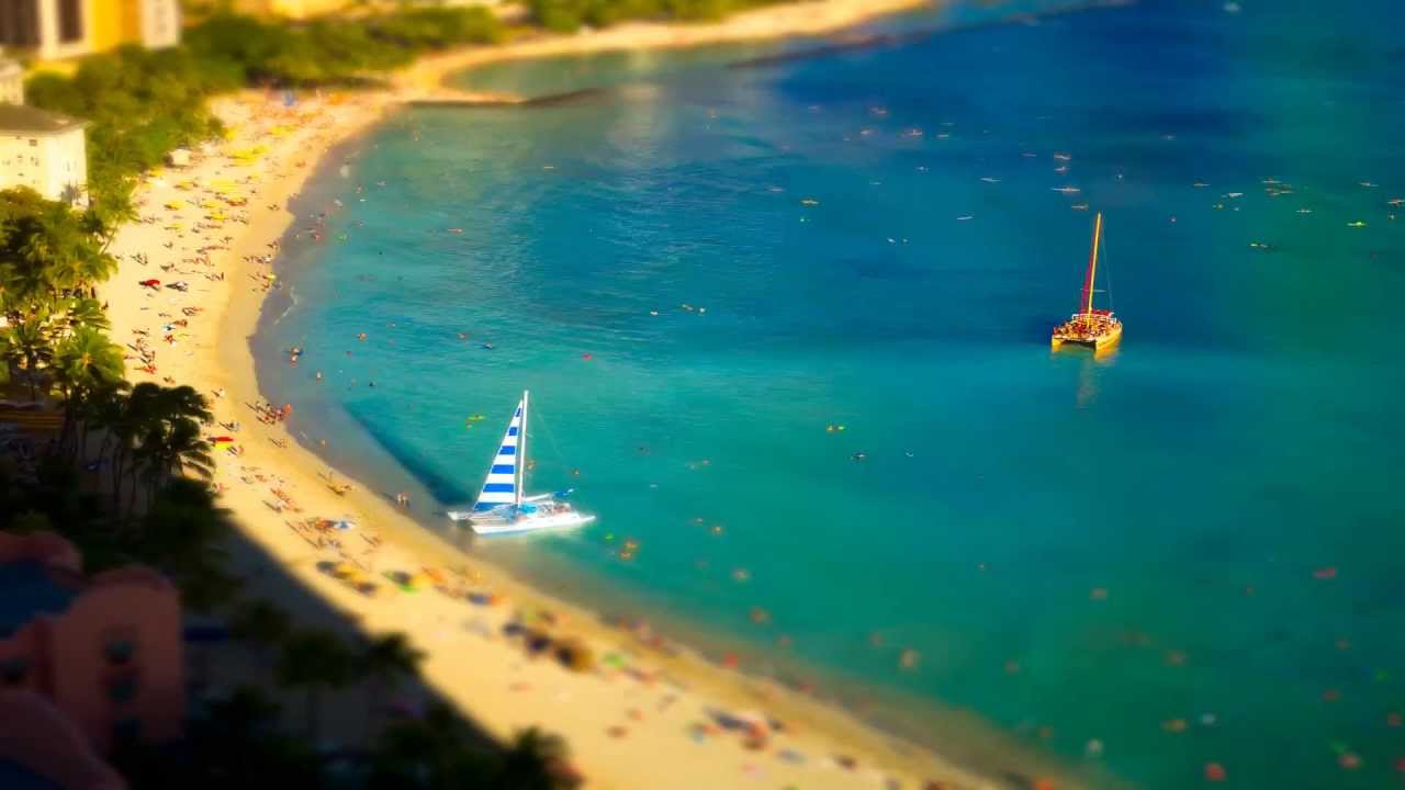 Mini Hawaii Tilt Shift Time Lapse - YouTube