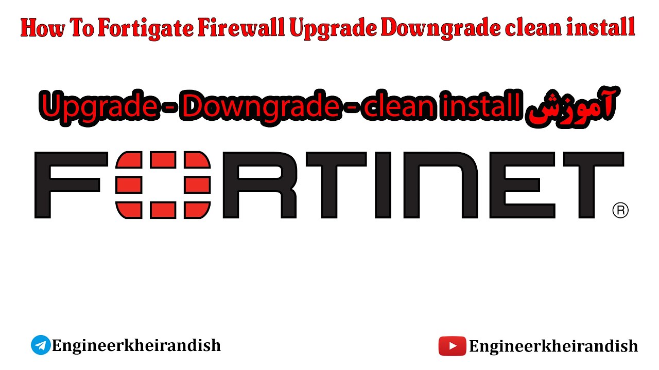 How To Fortigate Firewall Upgrade Downgrade clean install - YouTube
