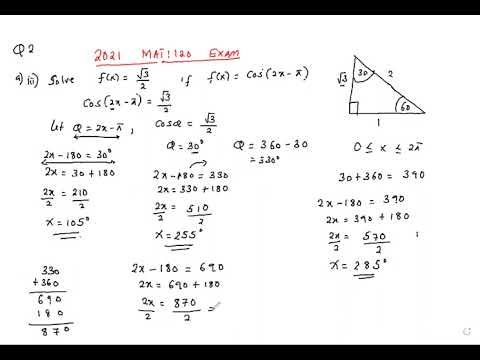 Trig equation, sets and piecewise sketches - YouTube