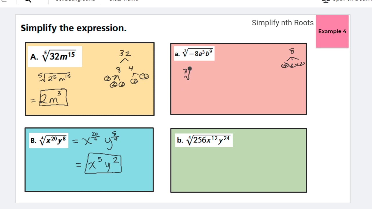 Simplify nth Roots - YouTube