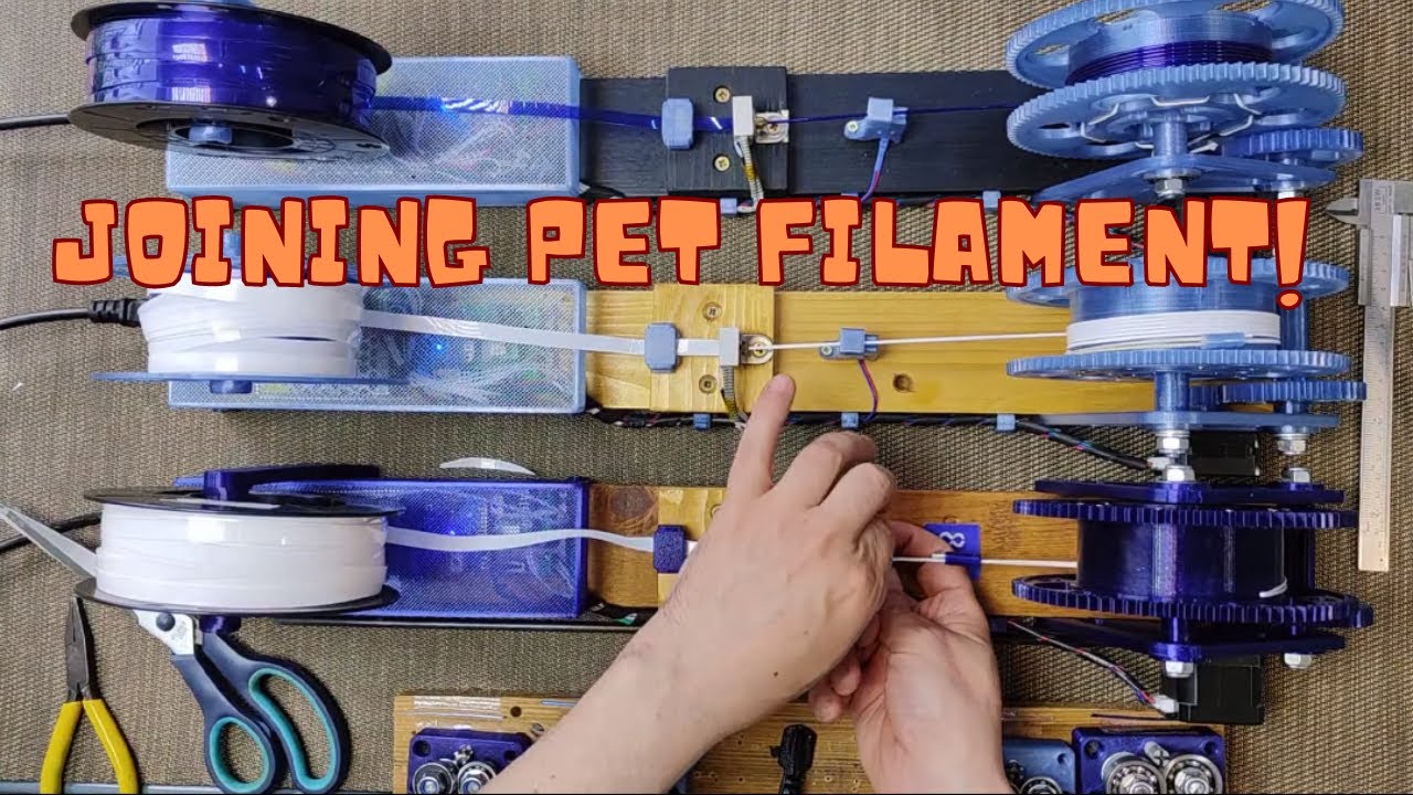 Reliable and cleaner method for PET filament splicing #3dprinting ...
