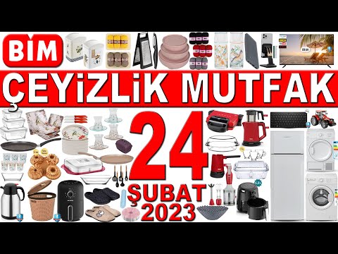 BİM ÇEYİZ VE BEYAZ EŞYA ÜRÜNLERİ BU CUMA |↑ BİM AKTÜEL EV VE MUTFAK GEREÇLERİ | 24 ŞUBAT BİM KATALOG