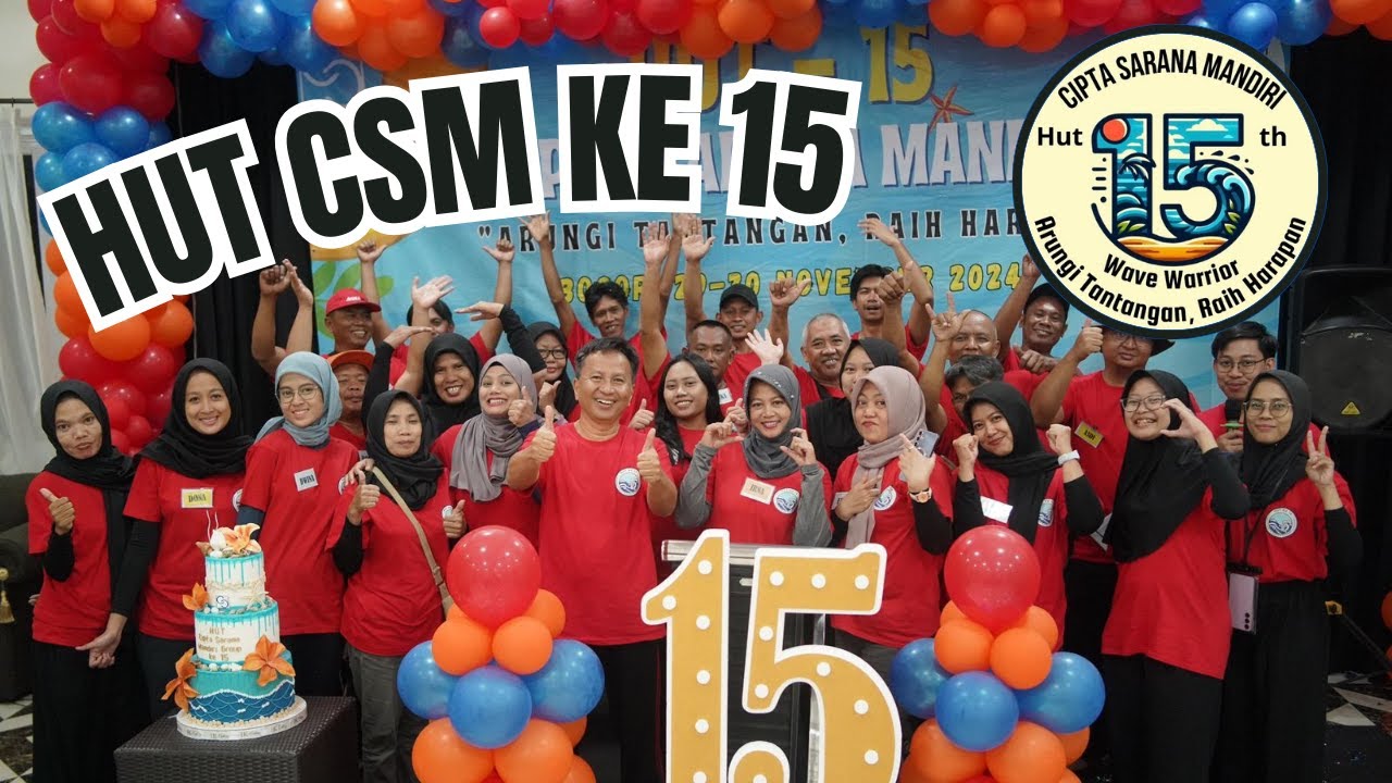 Hut Cipta Sarana Mandiri (CSM) ke 15, Bogor Aquagame & Artee Resort ...