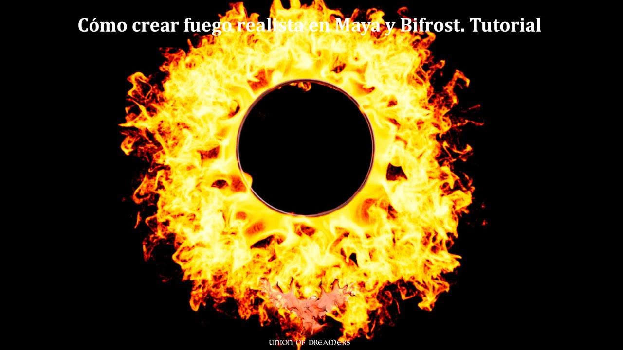 Cómo crear fuego realista en Maya y Bifrost. Tutorial Español - YouTube