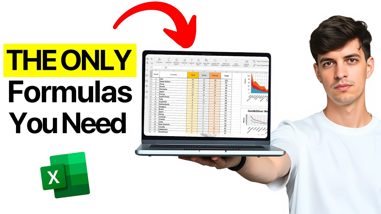 Top 10 Essential Excel Formulas for Analysts in 2025 - YouTube