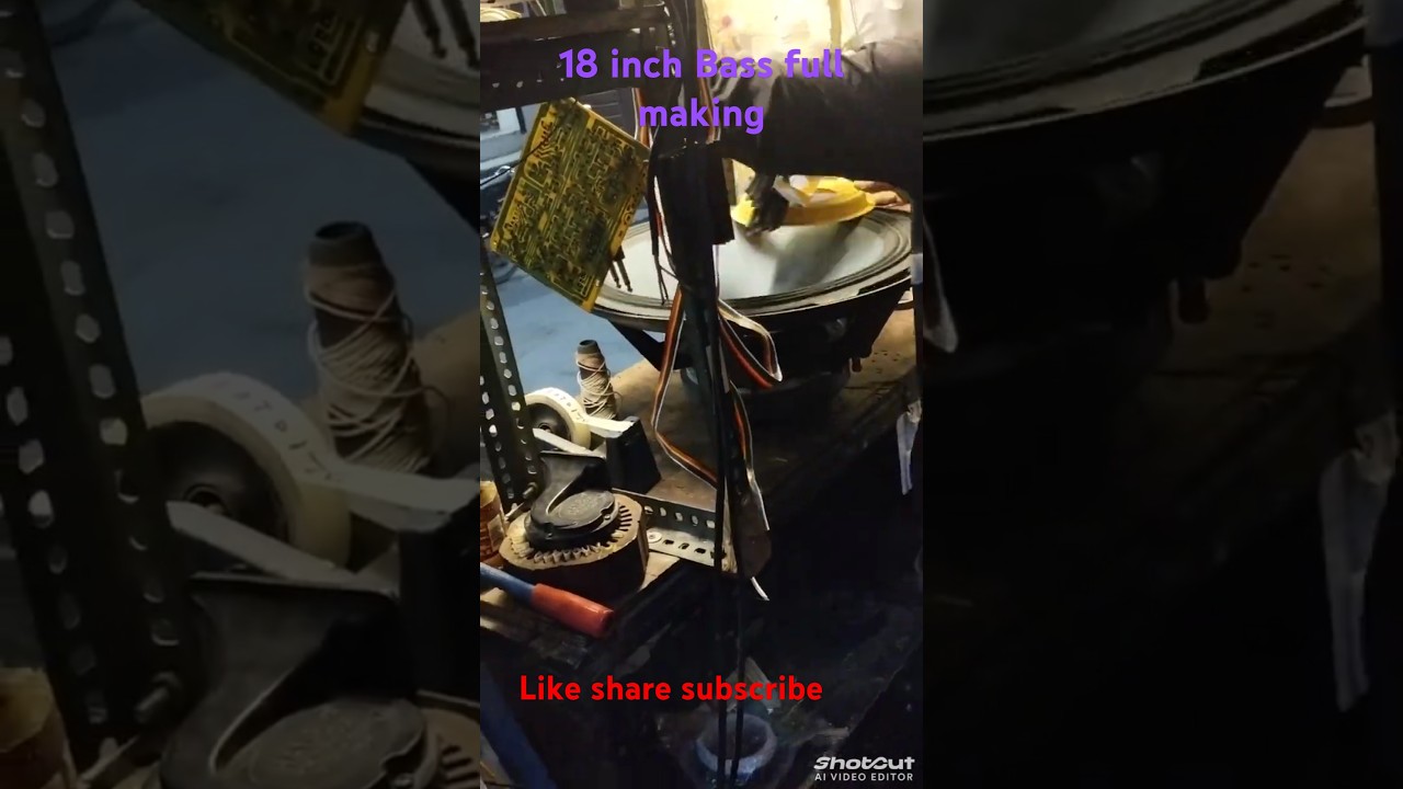 18 inchi bass Sapikar mekin full video - YouTube