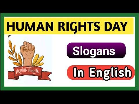 Human Rights Day slogans in english, best slogan on human rights day ...