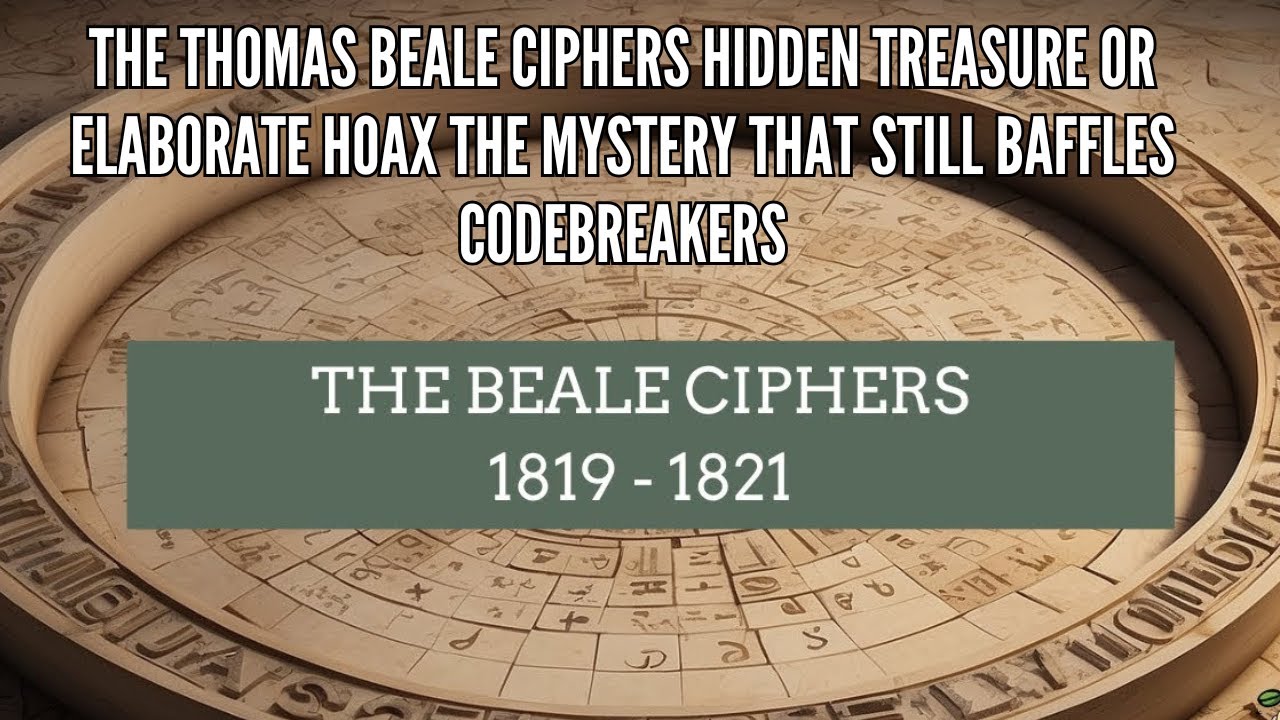 The Thomas Beale Ciphers Hidden Treasure or Elaborate Hoax - YouTube