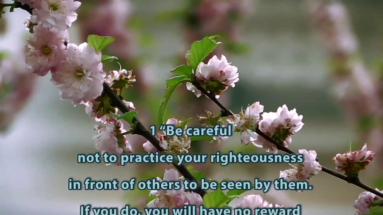 Your Father, Who Sees What is Done in Secret, Will Reward You - YouTube