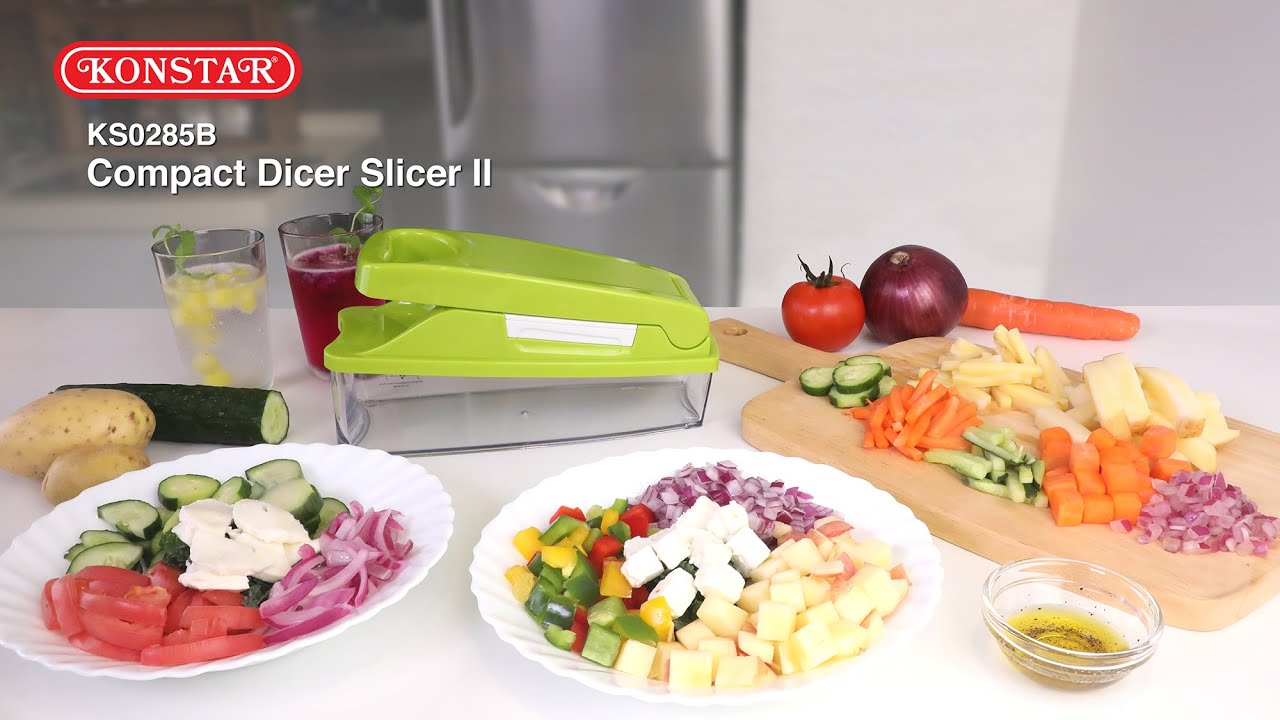 KONSTAR CHANNEL - Compact Dicer Slicer II KS0285B - YouTube