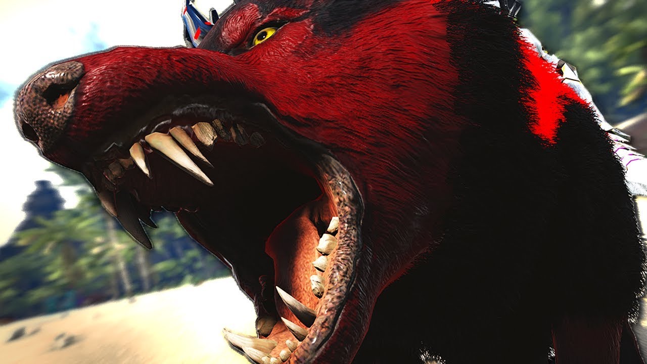 Taming The Crazy Demonic Wolf and Other Rare Spawning Dinos! | ARK ...