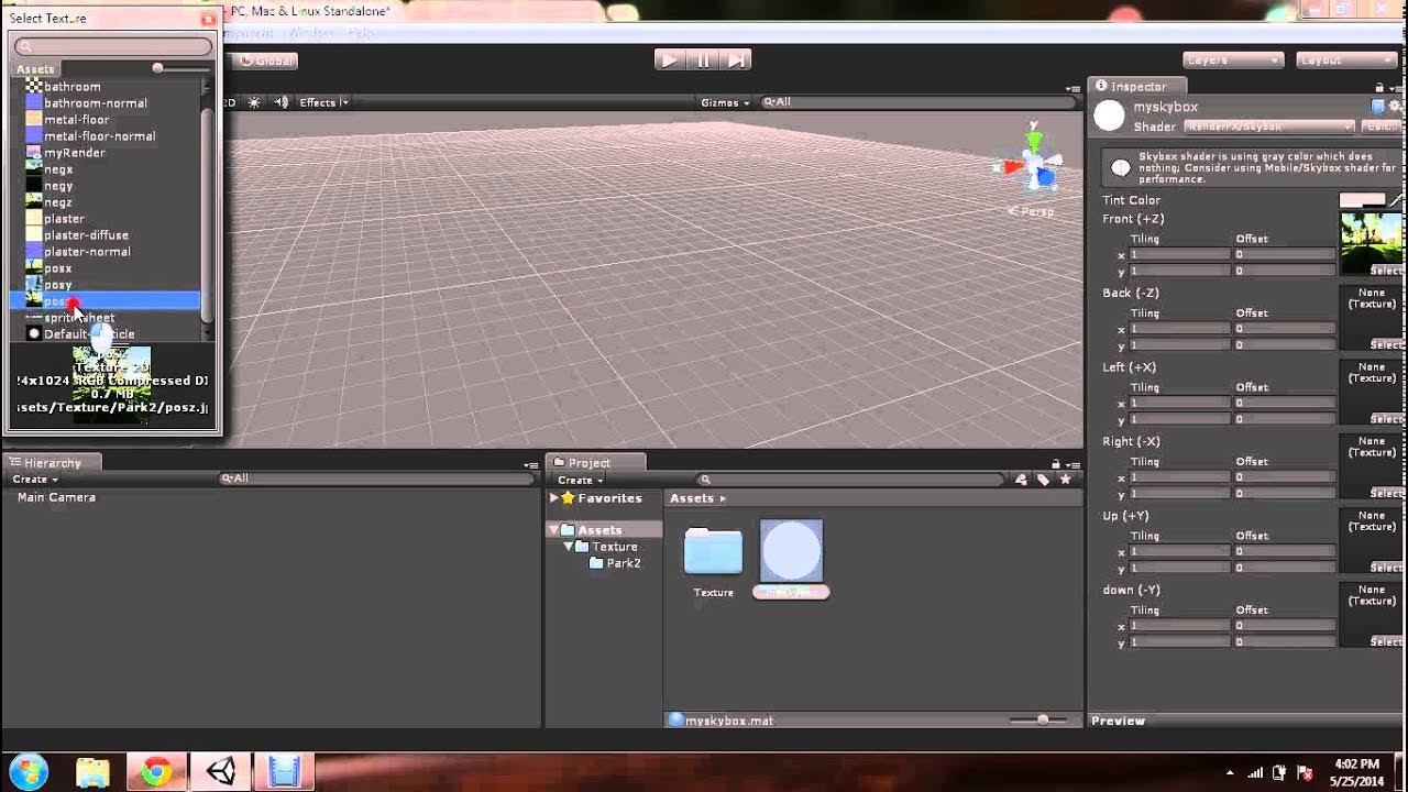 How to create your own skybox in Unity3d - YouTube