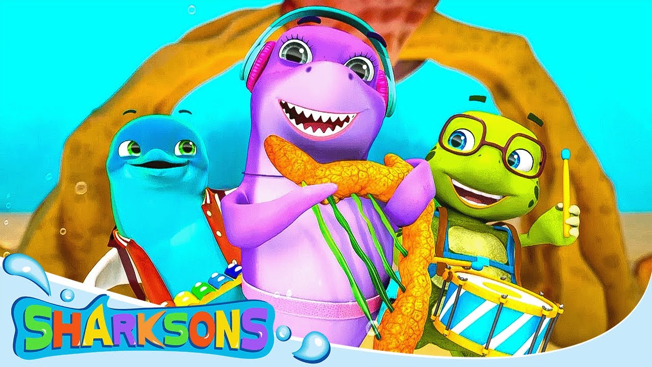 Under The Sea | The Sharksons - Songs for Kids | Nursery Rhymes & Kids ...