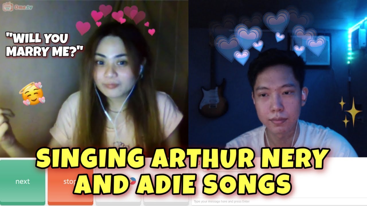 Singing Adie And Arthur Nery Songs On Ometv Kilig Overload💘 Ometv Harana Jun Anthony
