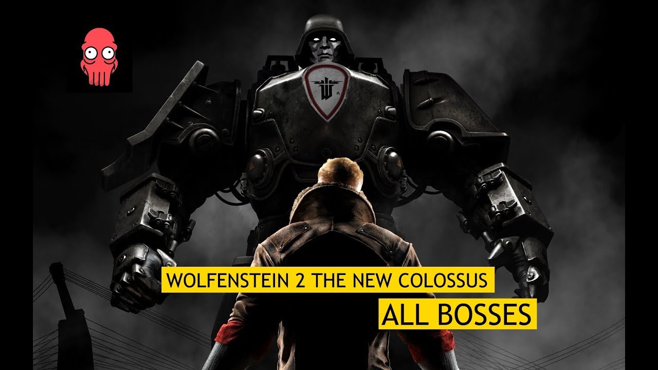 Wolfenstein 2 The New Colossus - All Bosses Boss Fights Ending - YouTube