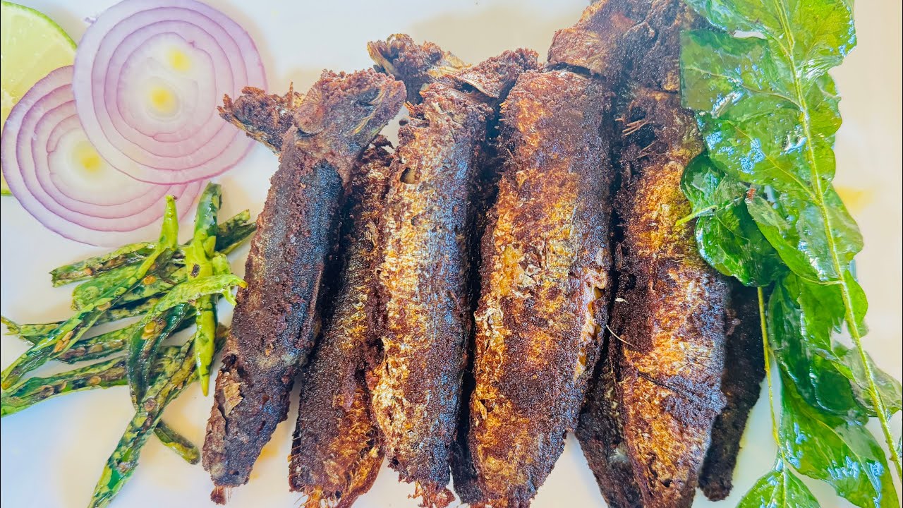 கீரை மீன் பொரியல் | keeri meen fry | sardine fish fry | fish fry recipe ...