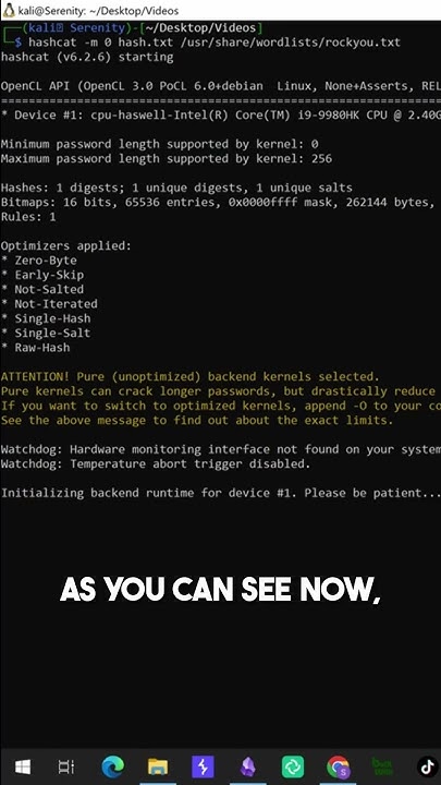 Kali Linux EXPERTS Agree Hashcat is the Top Password Cracker Tool - YouTube