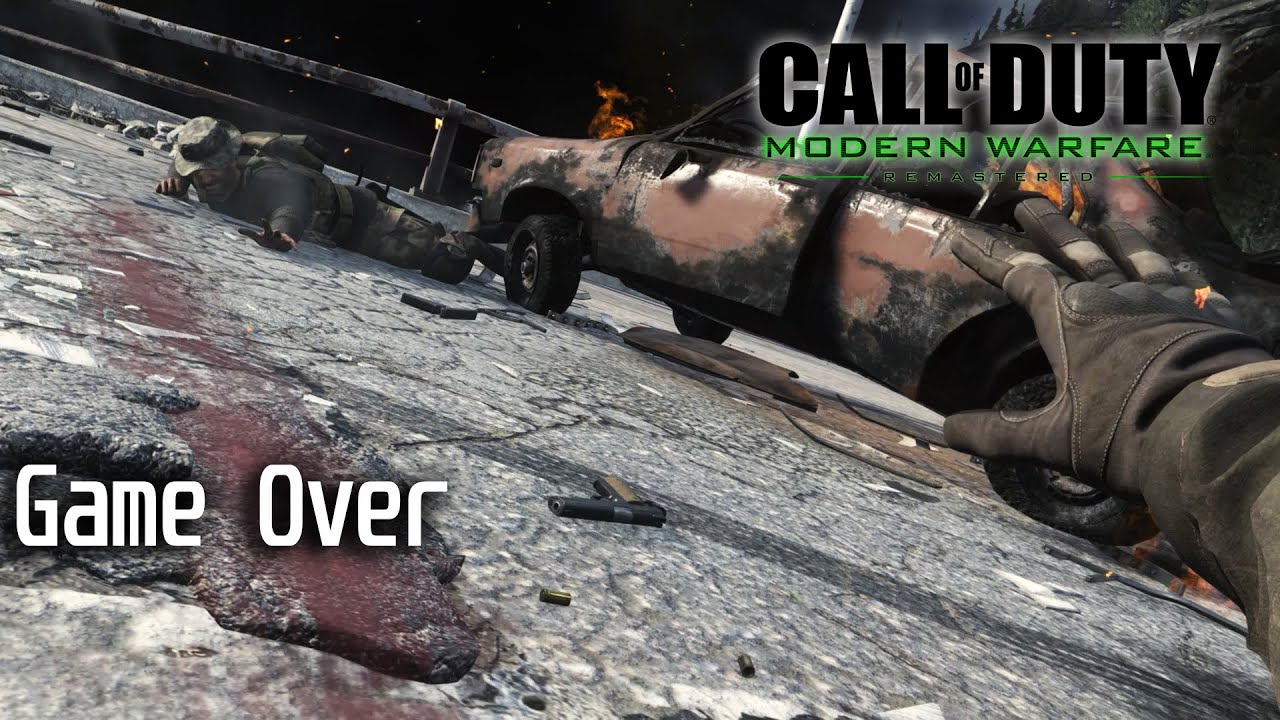 Game Over | Call Of Duty Modern Warfare Remastered | COD MW - YouTube