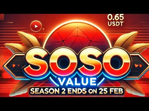 Soso value season 2 ends on 25 feb must join #crypto - YouTube