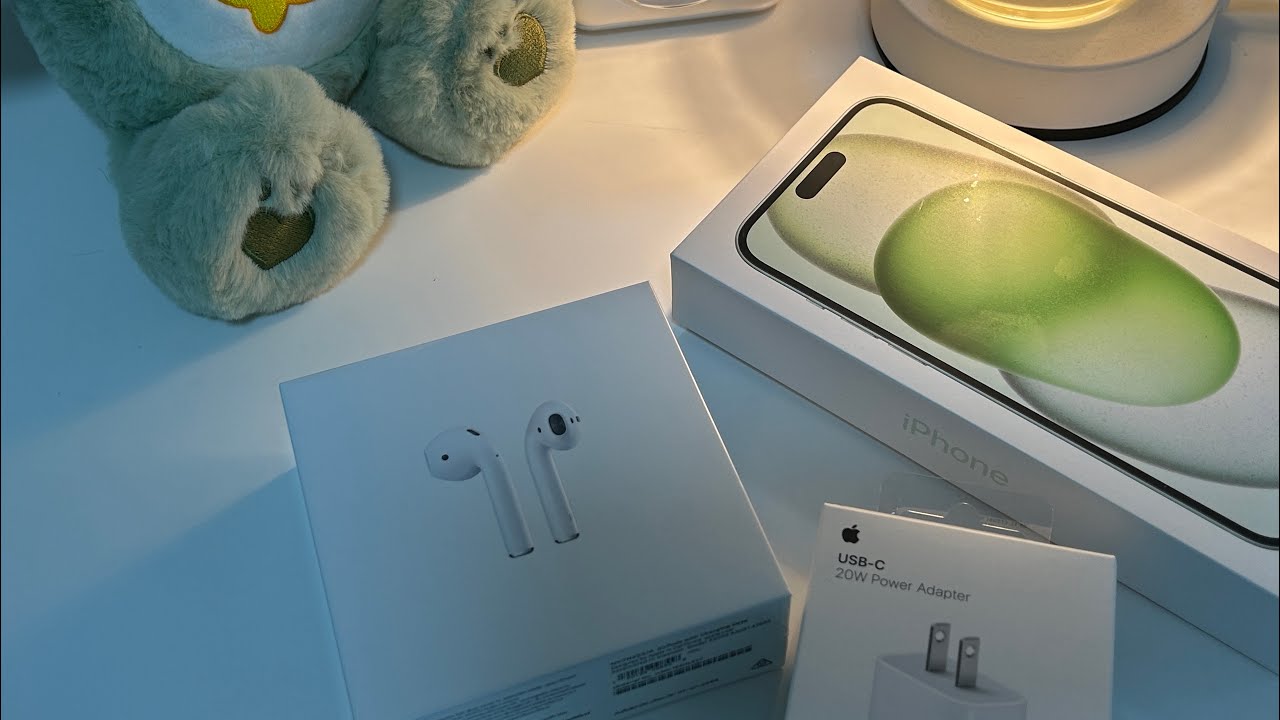 Unbox : iPhone 15 Plus Green color - YouTube