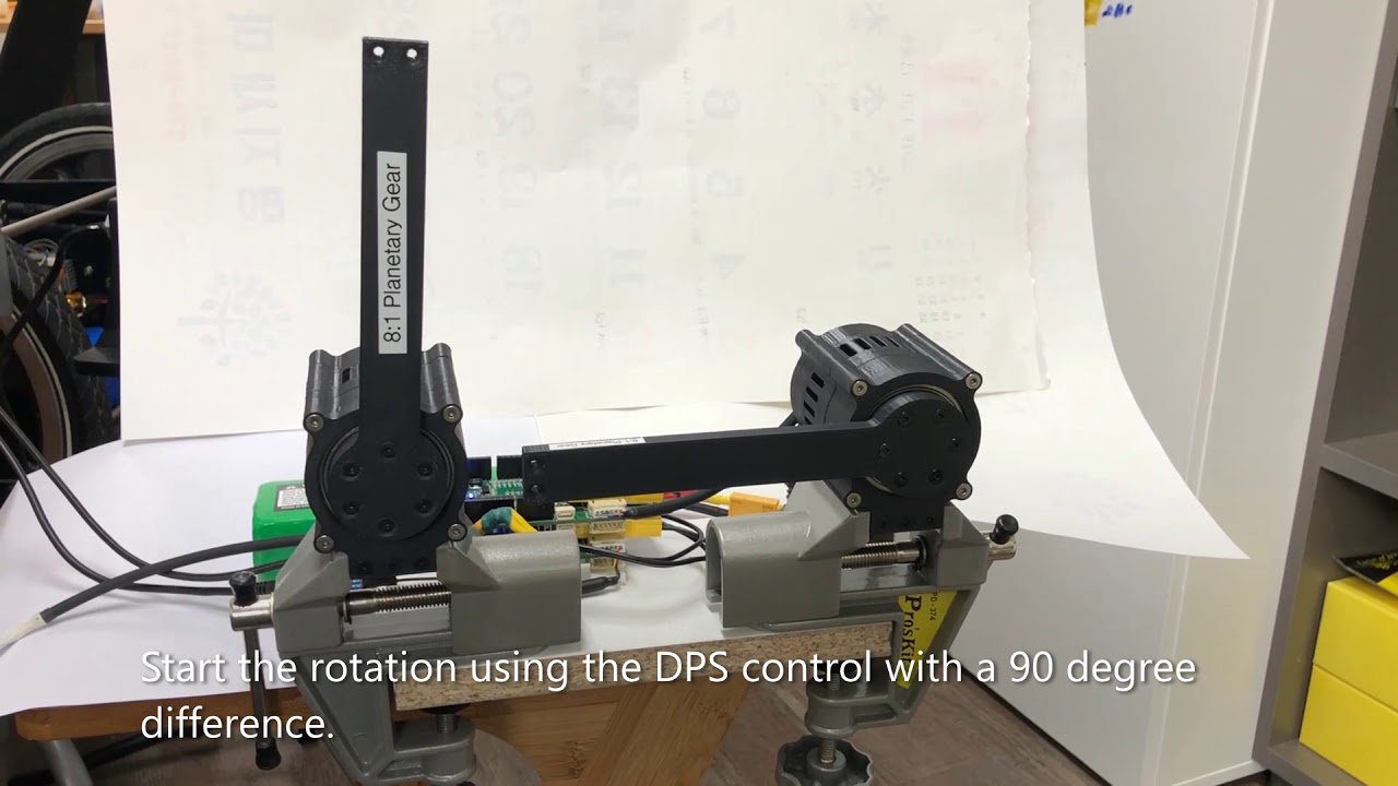 MJ-VESC “DPS” control test (High speed servo motor control) - YouTube