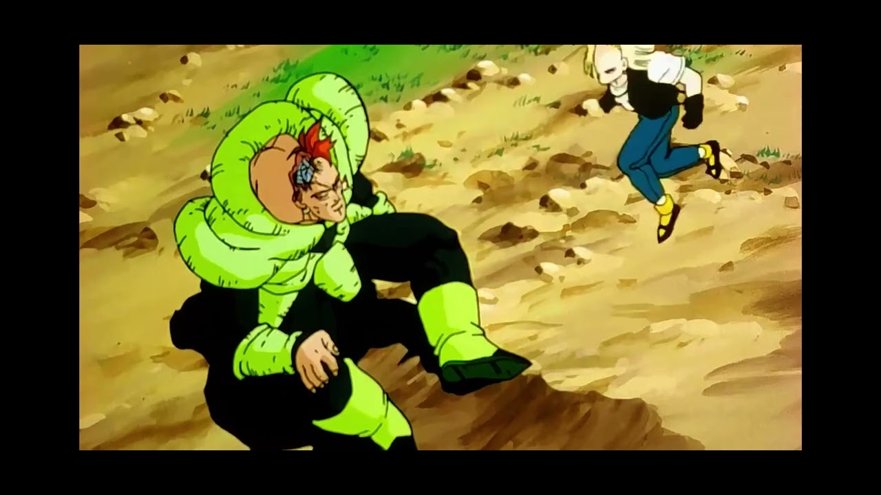 Tenshinhan vs Cell 2nd form. Shin kikohou (japanese sub) - YouTube