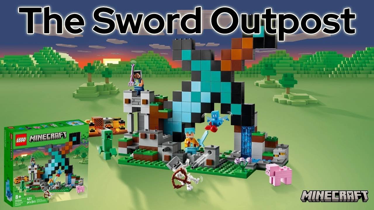 Lego Minecraft "The Sword Outpost" - Speed Build - YouTube