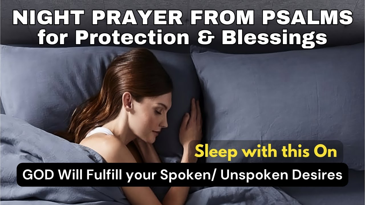 Sleep In The Goodness Of God | Peaceful Bedtime Prayers From Psalms for ...