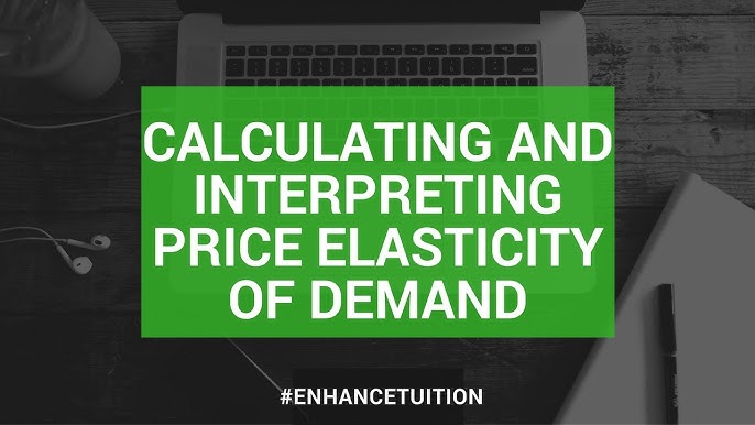 Calculating The Elasticity Of Demand Youtube