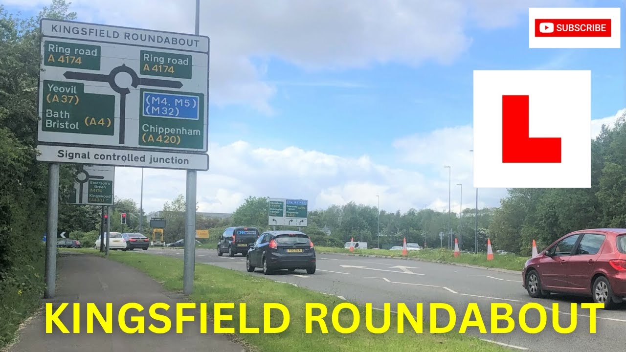 Kingswood Driving Test Routes Kingsfield Roundabout. - YouTube