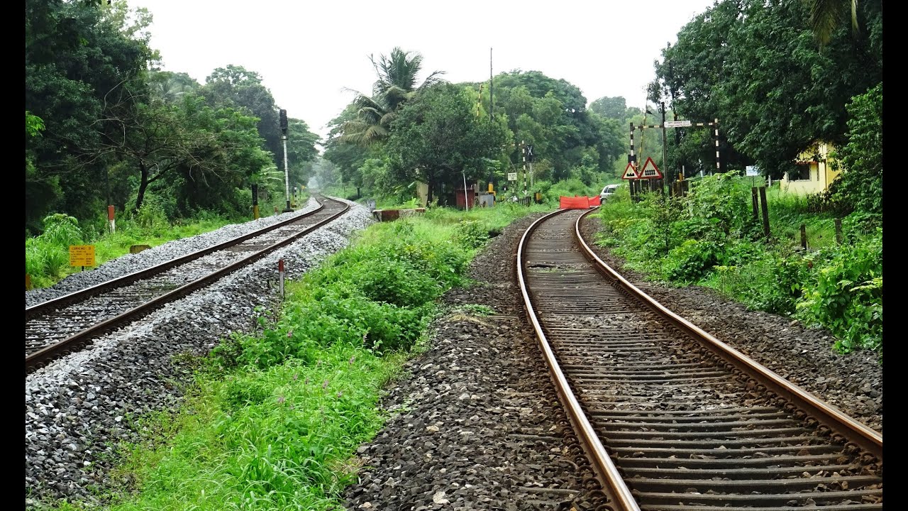 Railway Double tracking project on Londa-Vasco sector - YouTube