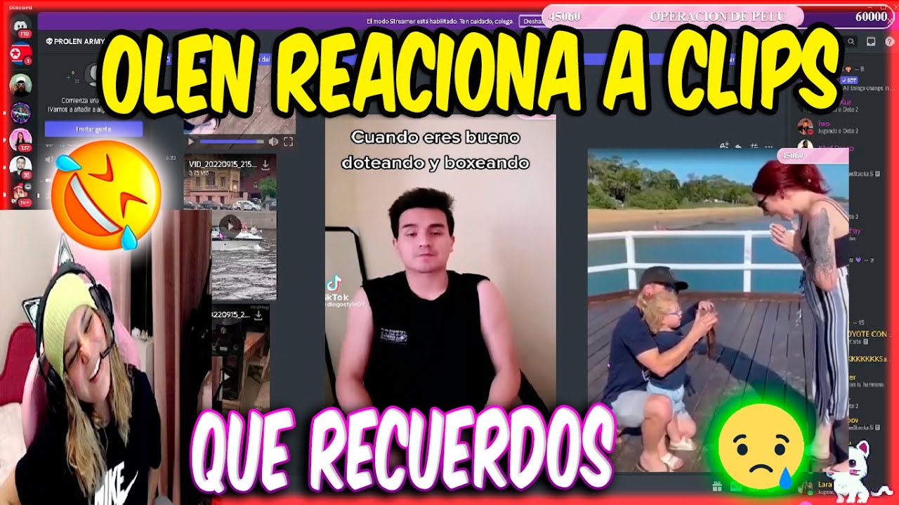 😮QUE RECUERDOS😥 OLENKA REACCIONA A CLIPS DE DISCORD🤣 - YouTube