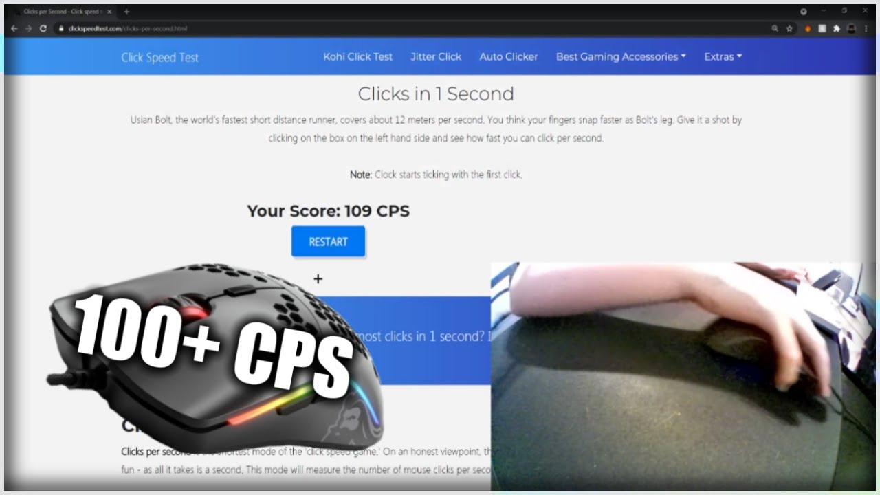 How To Get 100+ CPS On Any Mouse - YouTube