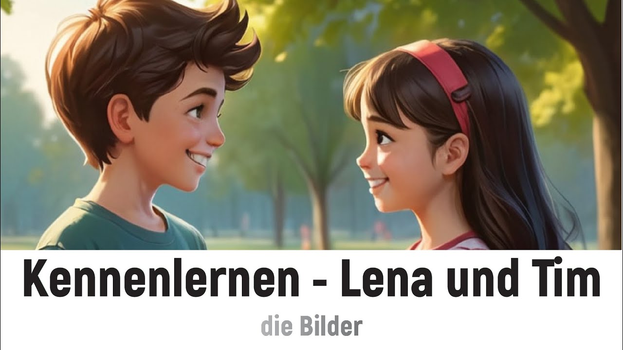 A1 Text - Kennenlernen - Lena und Tim - YouTube