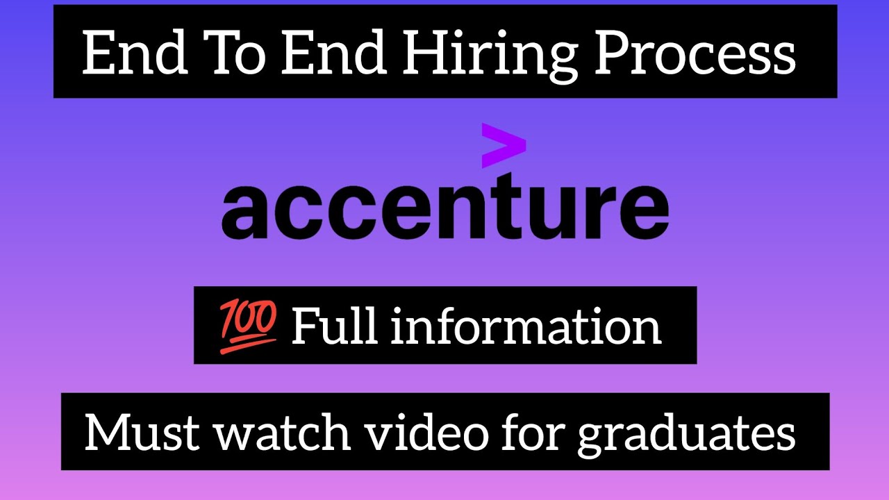 Accenture process of recruitment by @ITGirlsDairy 💥 - YouTube