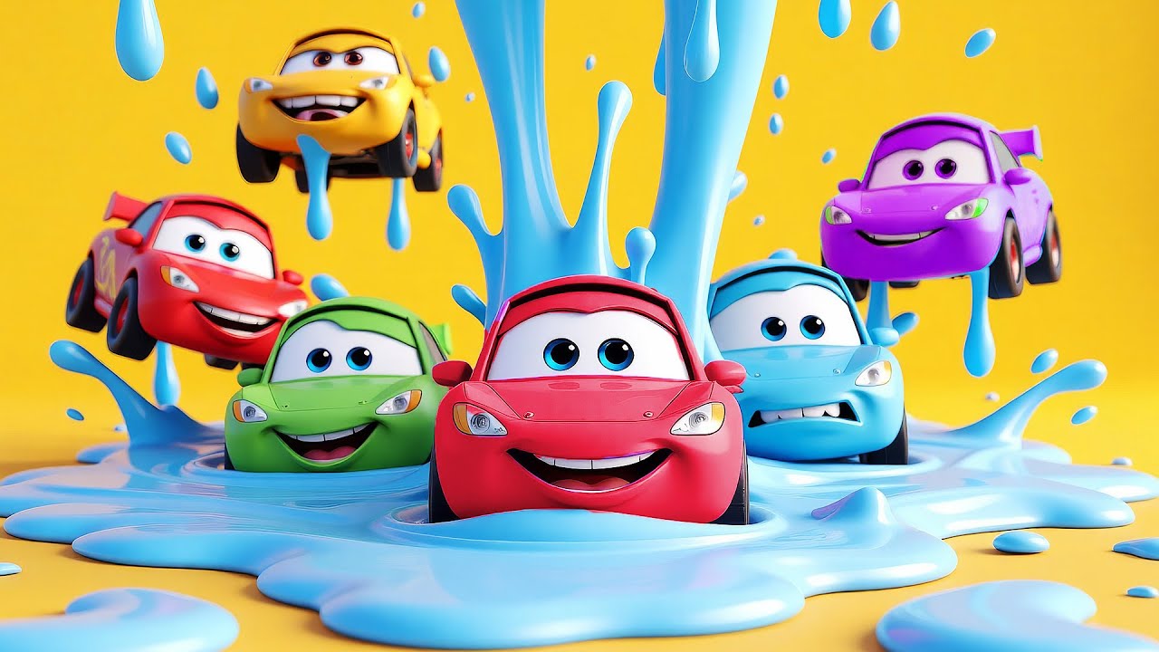 Meet Color Car! Splash, Zoom & Beep Beep Fun! +More Nursery Rhymes ...