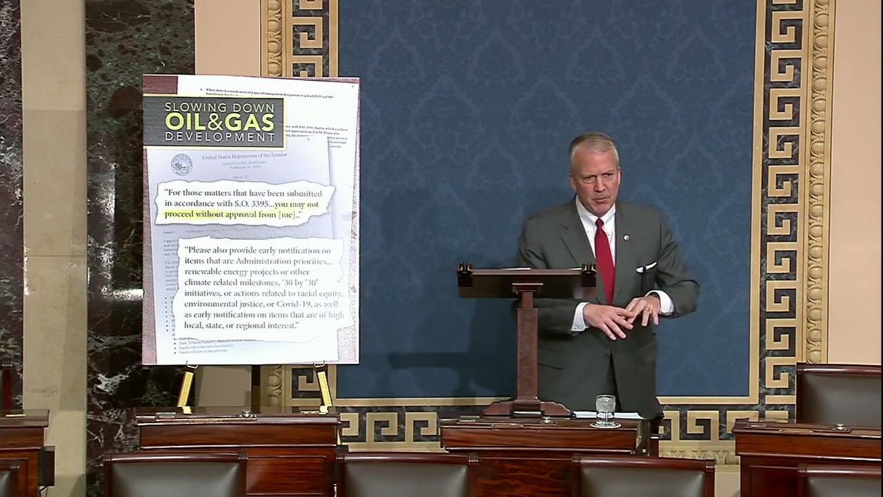 Sen. Dan Sullivan (R-Alaska) speaks on the Senate floor - March 14 ...