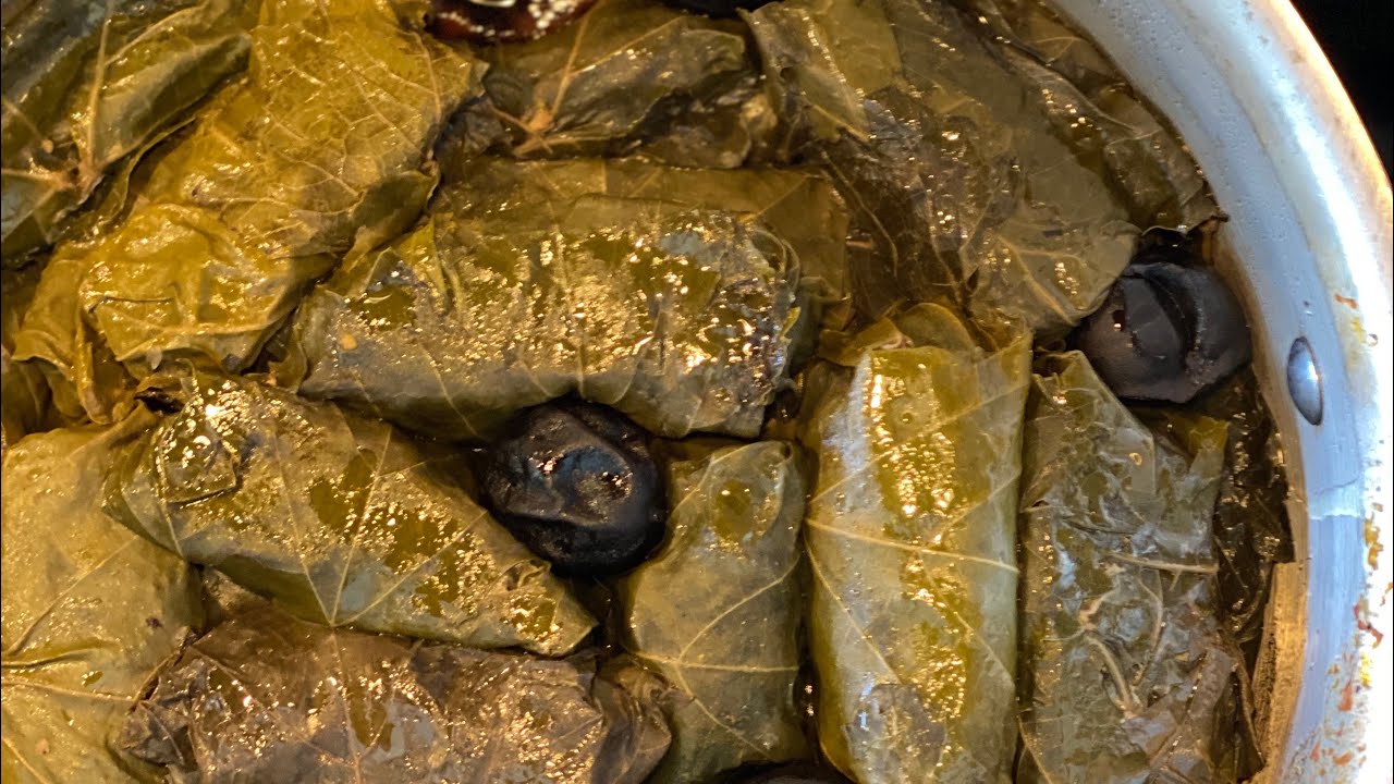 Lamb Dolma Stuffed Grape Leaves - YouTube