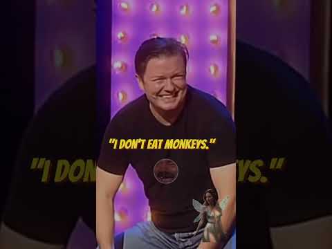 How did the First Human Got AIDS - Ricky Gervais #shorts #rickygervais #standupcomedy #comedy