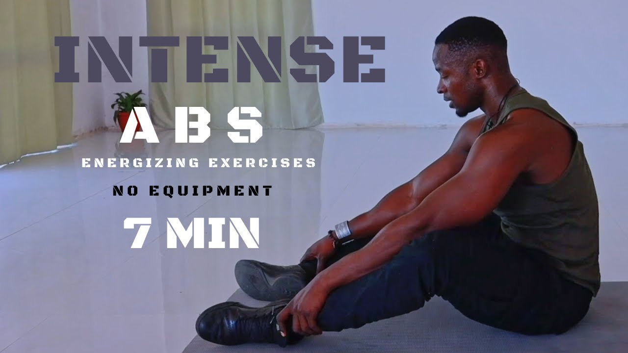 7 Min Intense Abs Workout - No Equipment - YouTube