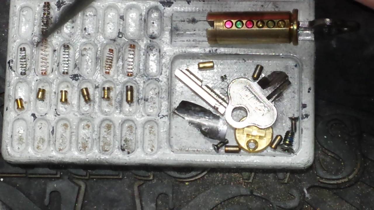 Abus 83CS/45 Core fix and repair. - YouTube