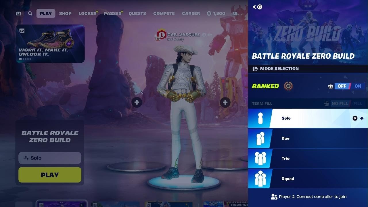 Fortnite Battle Royale Zero Build Ranked - YouTube