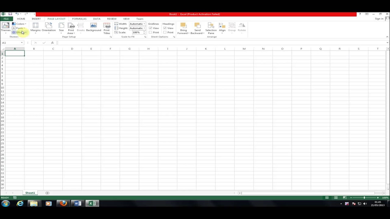 P4 Excel template creation - YouTube