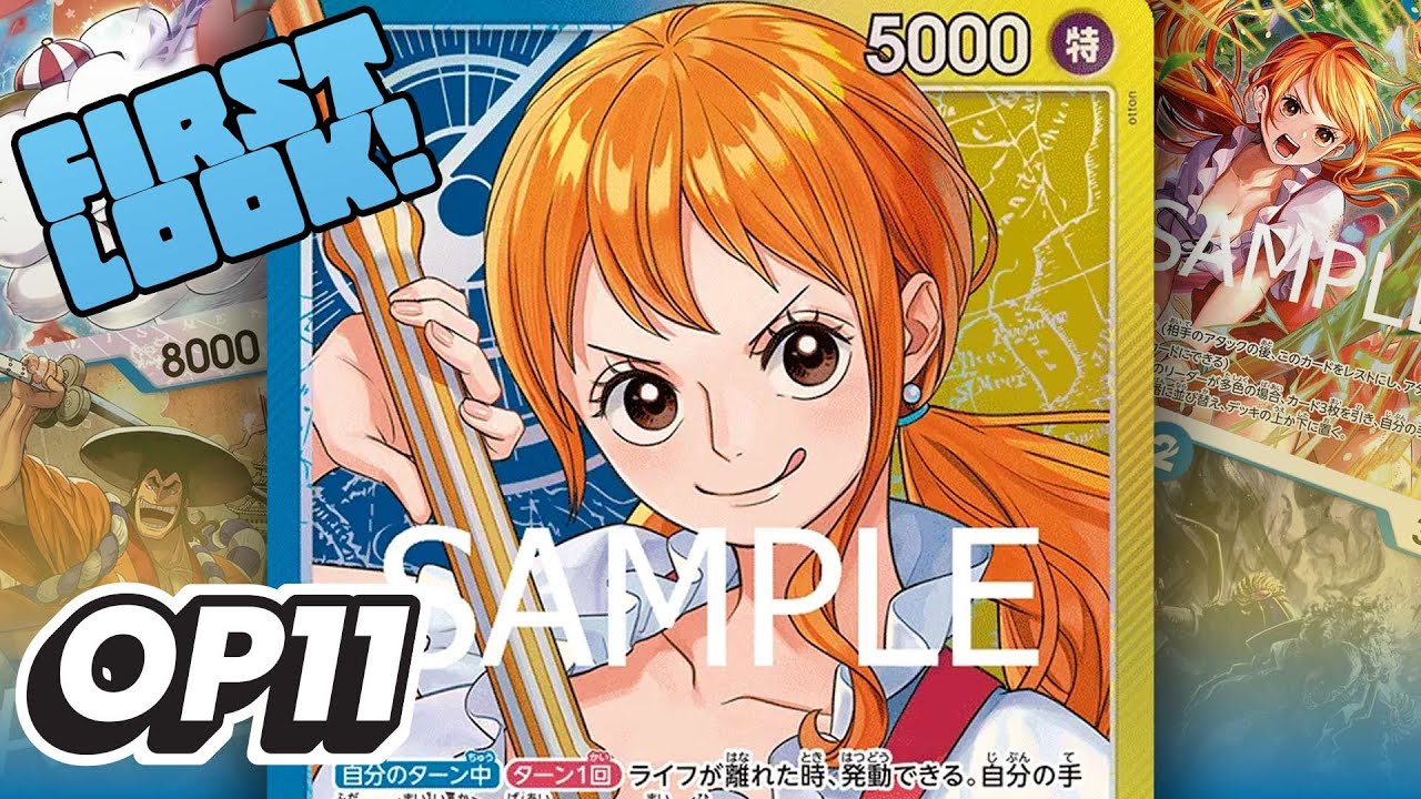 OP11 Nami First Look! Blue Yellow Deck Breakdown & Gameplay | One Piece ...