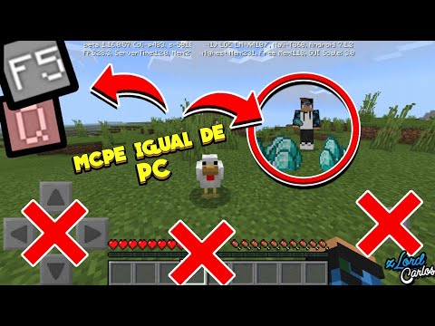 COMO DEIXAR SEU MCPE IGUAL AO MINECRAFT DE PC!!!(APARÊNCIA E ...